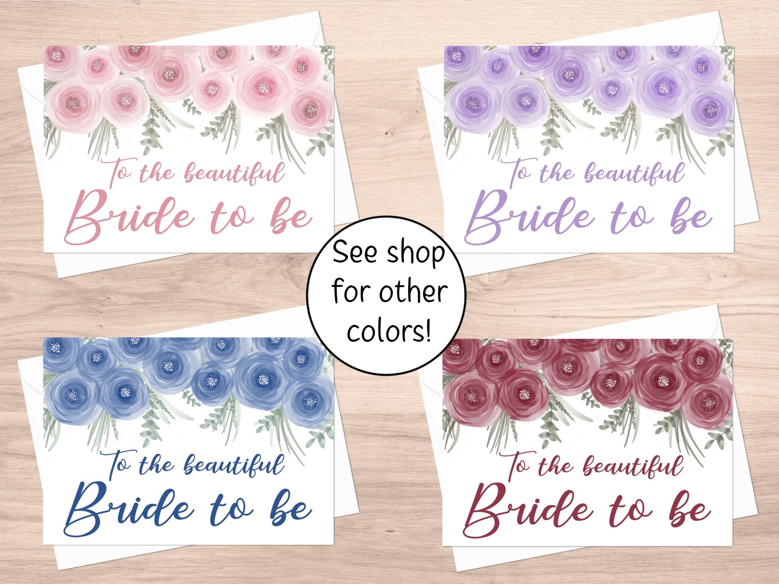Printable Bridal Shower Card, Bride to Be Card, Printable Wedding Card ...