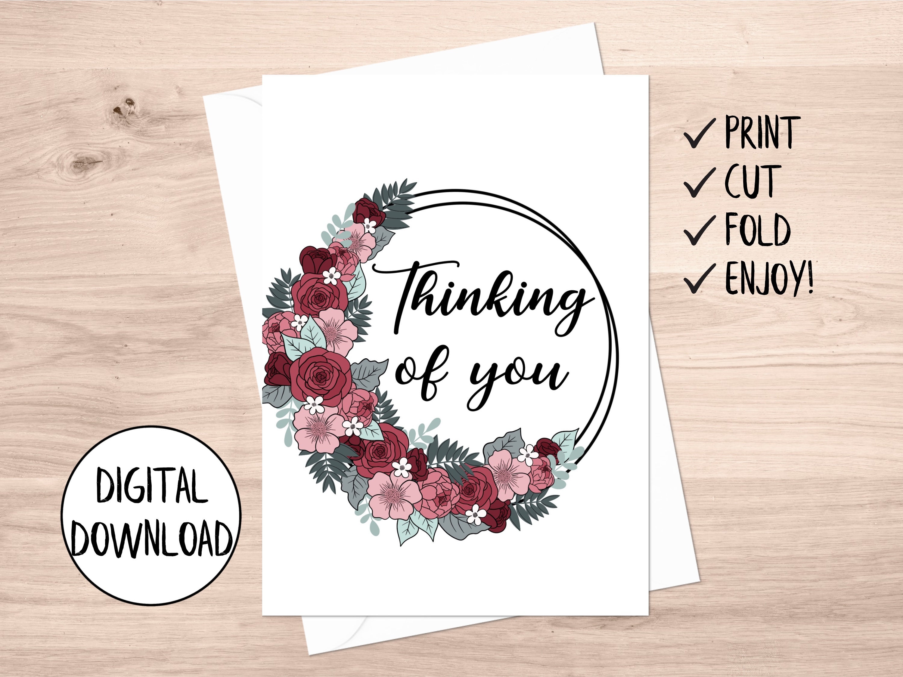Printable Thinking Of You Cards