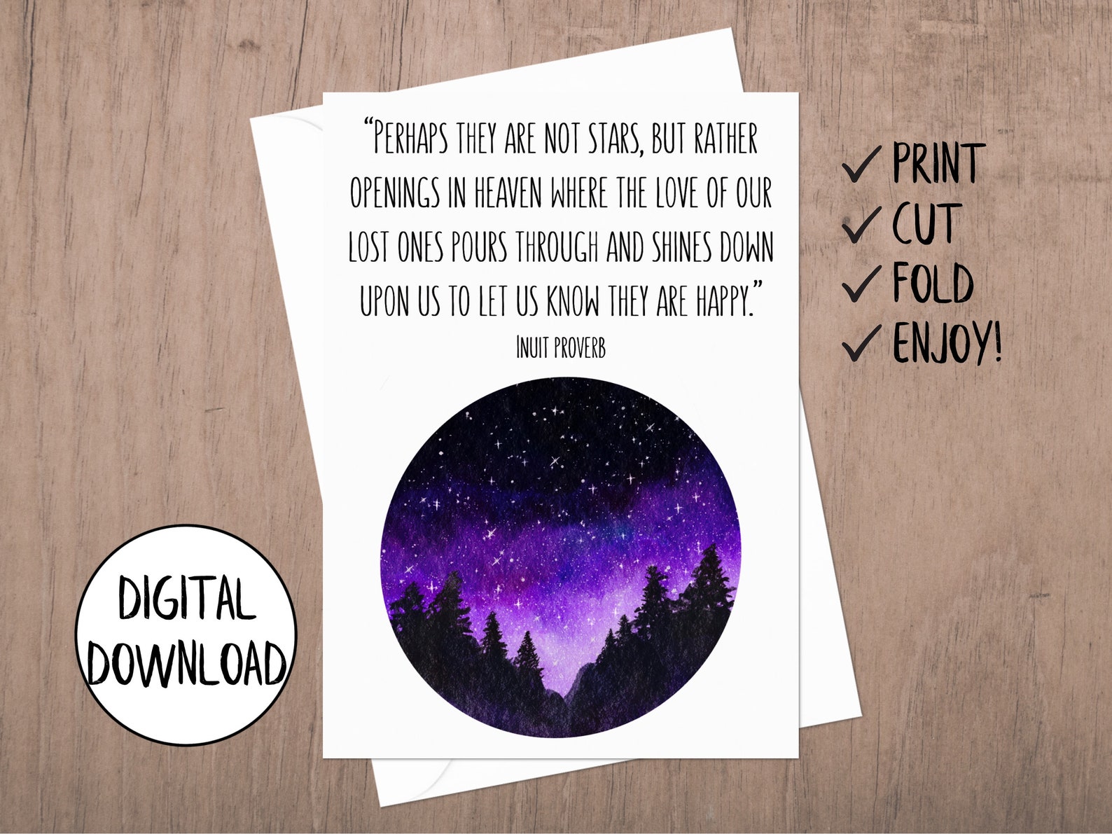 Printable Sympathy Card, Watercolor Sympathy Card Digital, Grief Card ...