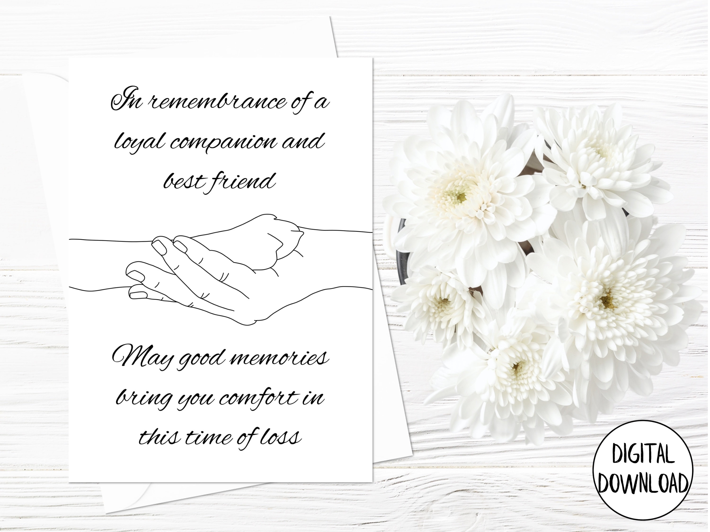 Dog Loss Card Dog Sympathy Card Printable Pet Loss Card Pet Etsy dog-loss-card-dog-sympathy-card-printable-pet-loss-card-pet-etsy