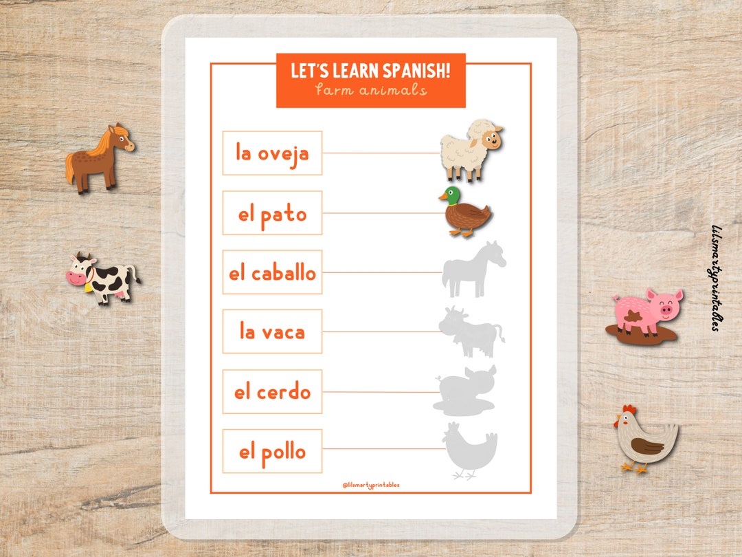 Let's Learn Spanish Busy Book Printable Montessori Printable ...
