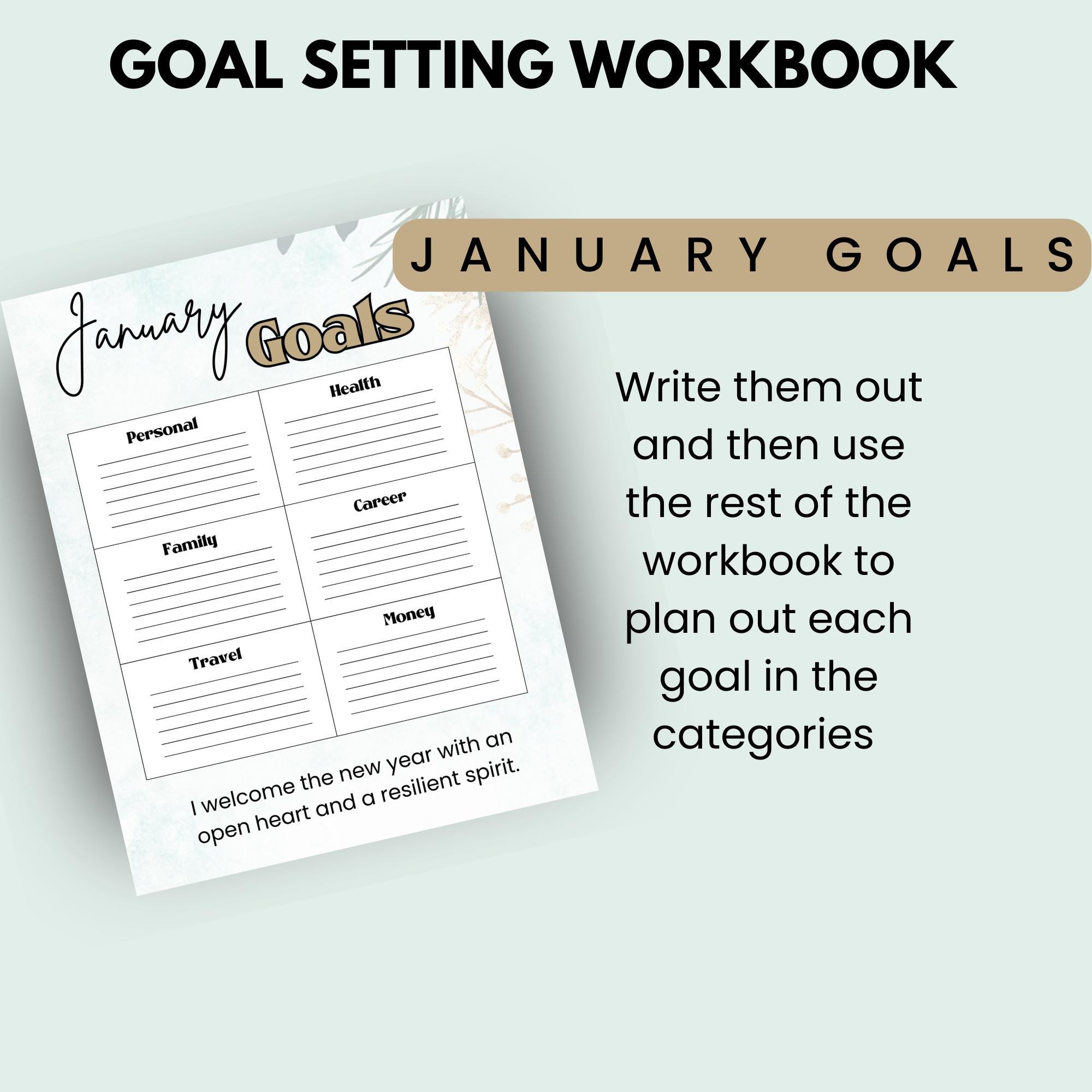 Transform Your Goals With This Printable Goal-setting Workbook ...