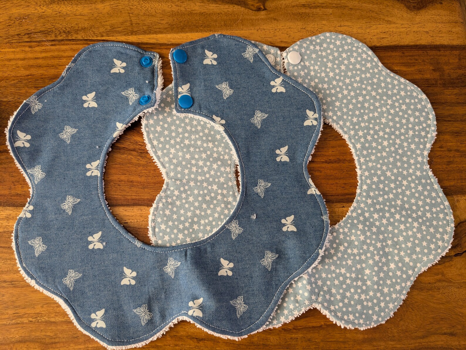Flower Baby Bibs, Handmade Bibs, Cotton Bibs - Etsy