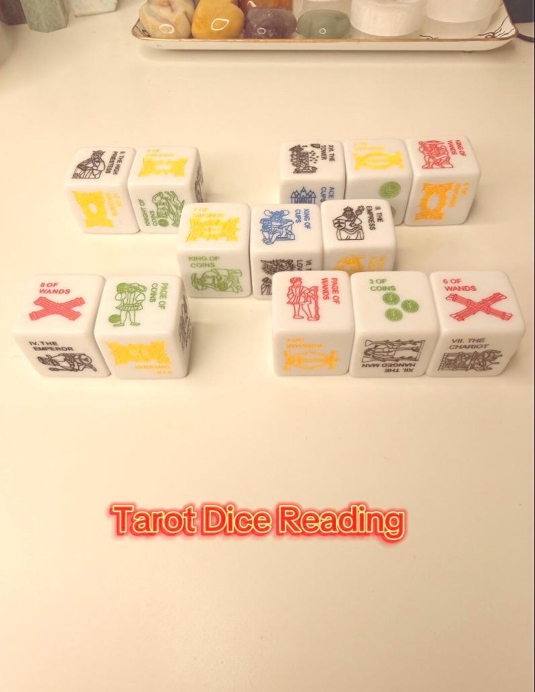 10-minute Tarot Dice Reading - Answers Through Dice Only - Etsy