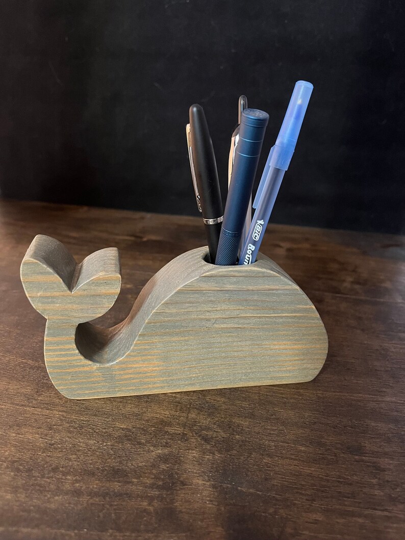 Whale Pen/pencil Holder - Etsy