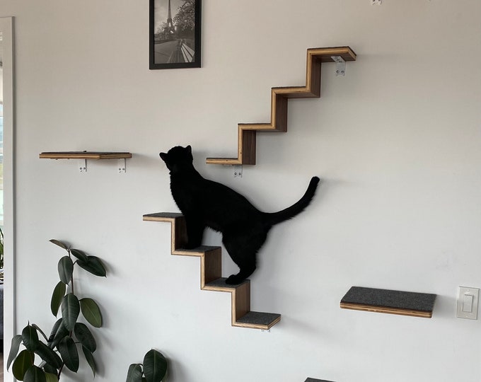 Kitty Steps Wall Mounted Cat Terrain - Etsy