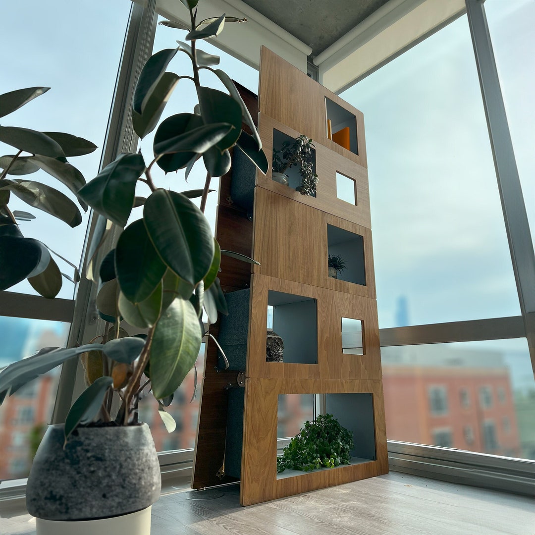 Tall Cat Case™ Hidden Cat Tree in Modular Bookcase Cat Tower Cat Condo ...