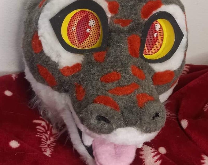 Gecko/lizard/reptile Fursuit Premade Head - Etsy