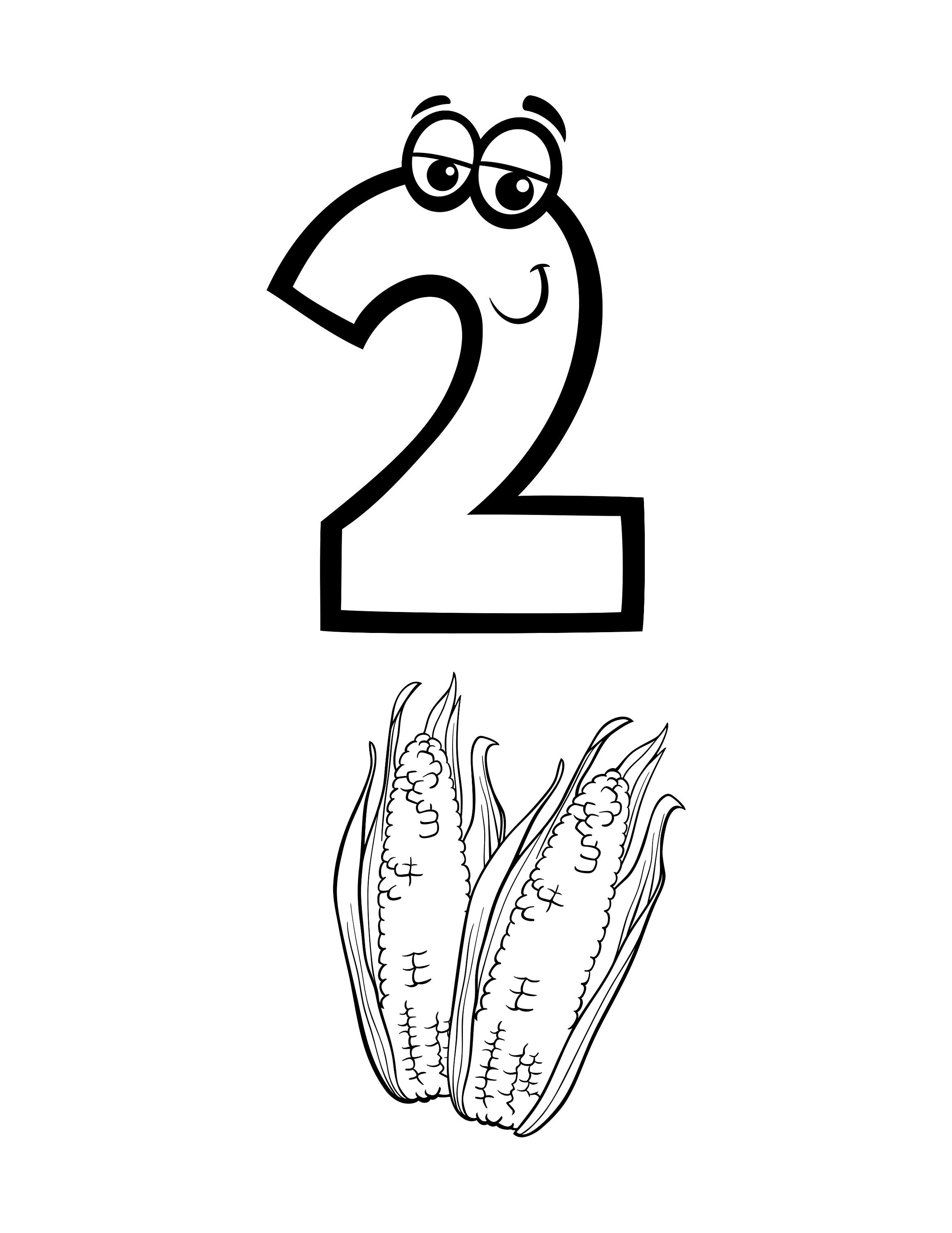 100 Number Coloring Pages! - Etsy