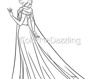 Frozen Fever Elsa Coloring Pages