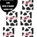 Cow Print and Pink Student Teacher Binder Tabs NOT EDITABLE, Printable ...