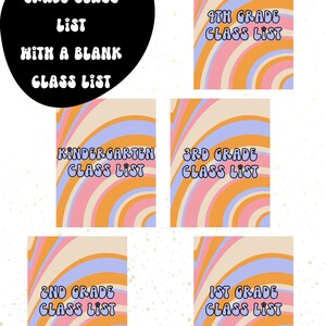 Groovy Student Teaching Binder Tabs Printable, PDF Files, Student ...