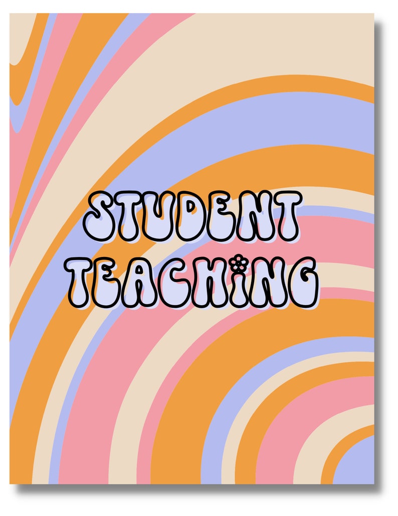 Groovy Student Teaching Binder Tabs Printable, PDF Files, Student ...