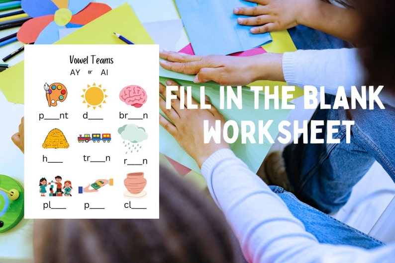 Vowel Teams Worksheets / Phonics Reading First Grade Second Grade ...