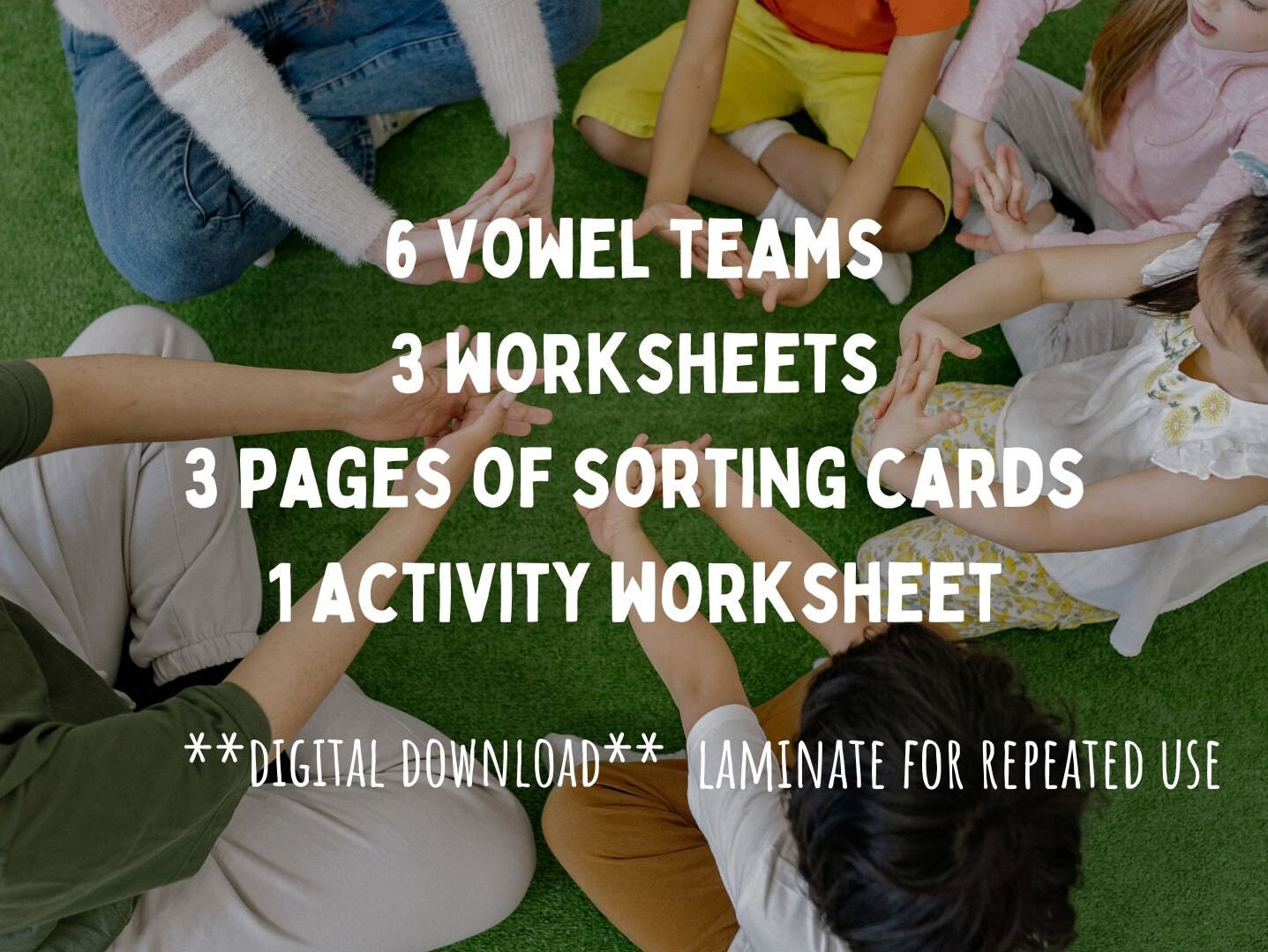 Vowel Teams Worksheets / Phonics Reading First Grade Second Grade ...