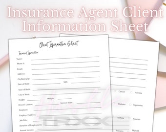 Insurance Forms - Etsy