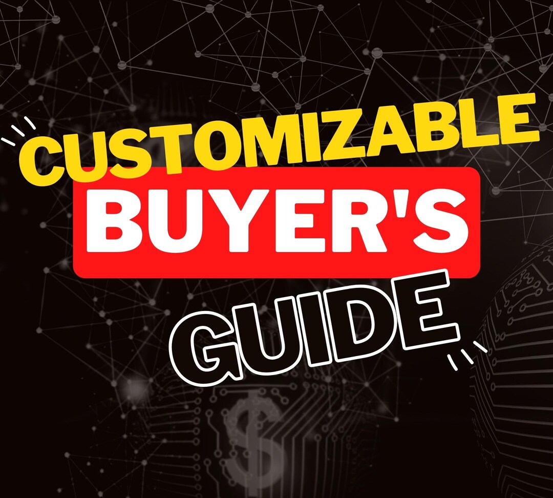 Customizable Buyer's Guide Template Edit on Canva Real - Etsy