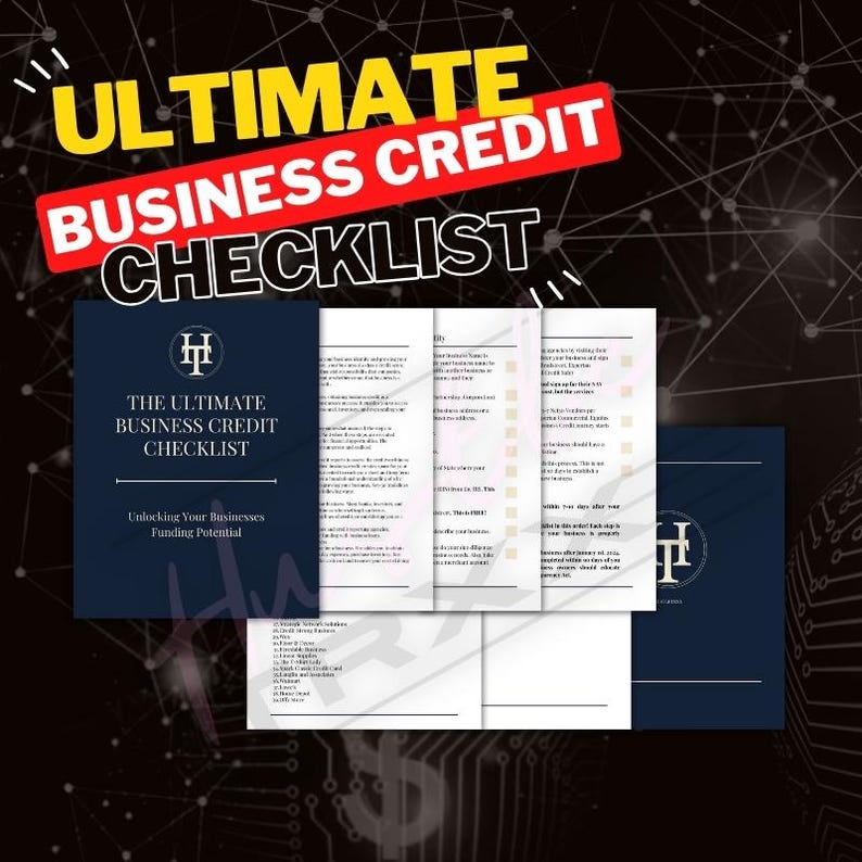 The Ultimate Business Credit Checklist | How to Build Business Credit ...