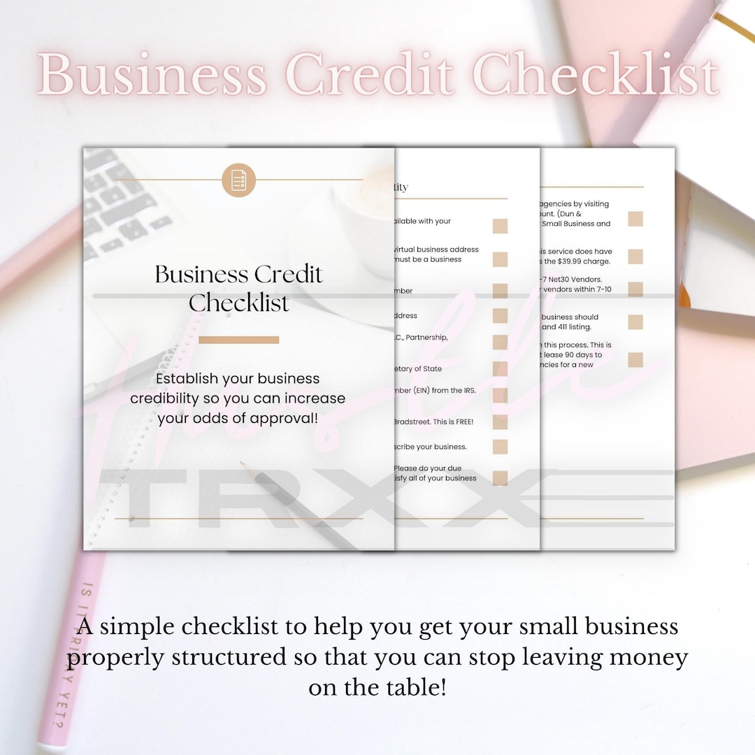 Business Credit Checklist | How to Build | Business Credit Tips | Easy ...