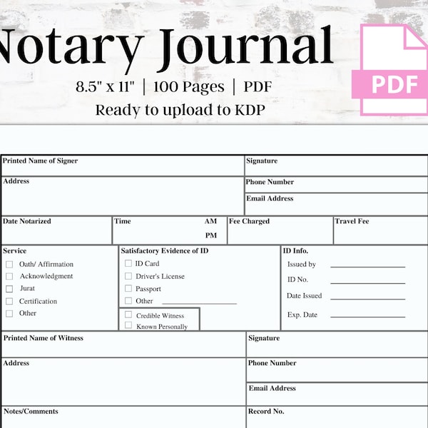 Notary - Etsy