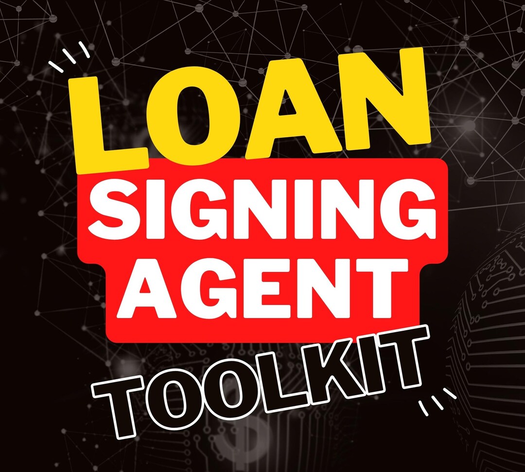 Printable Loan Signing Agent Toolkit: Notary Forms, Invoice, Journal ...