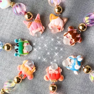 Kawaii Keychain, Chibi, Kawaii Keychain, Super Kawaii Keychain, Cute ...