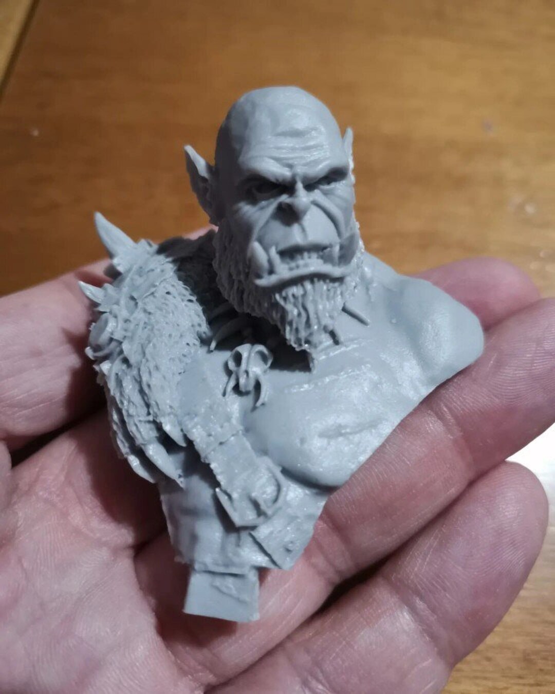 Orc Fantasy Monster Resin Figure Model Kit Unpainted Warrior Scale 1-10 ...