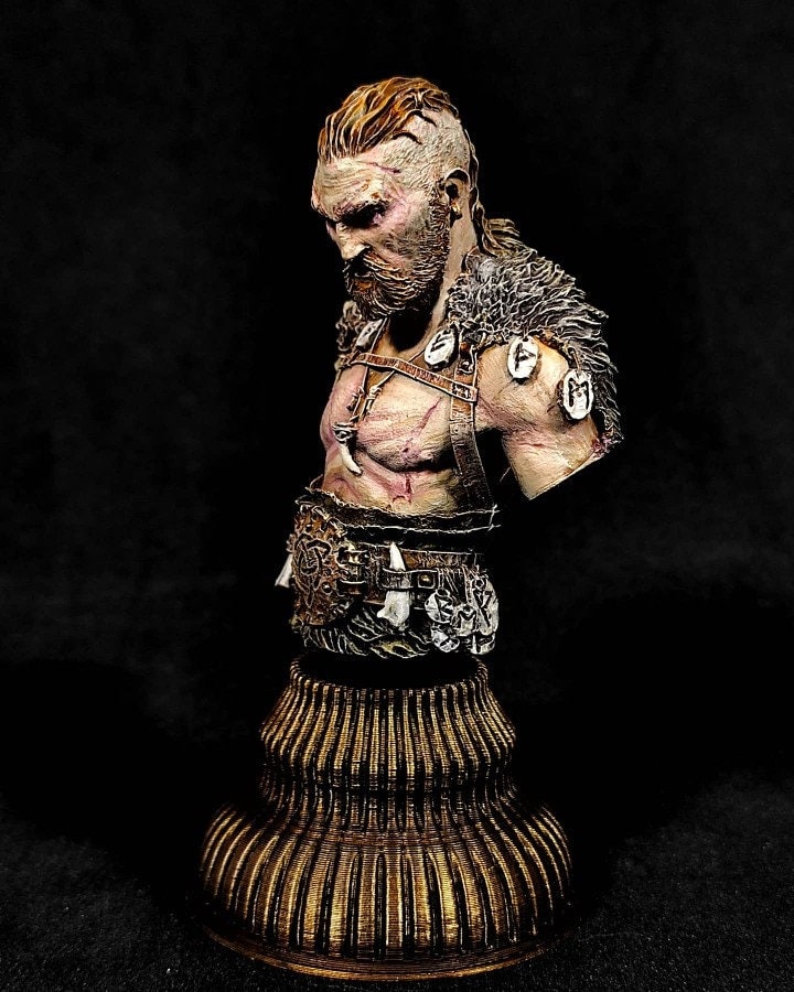 The Rune Collector Resin Figure Miniature Unpainted Model Bust - Etsy