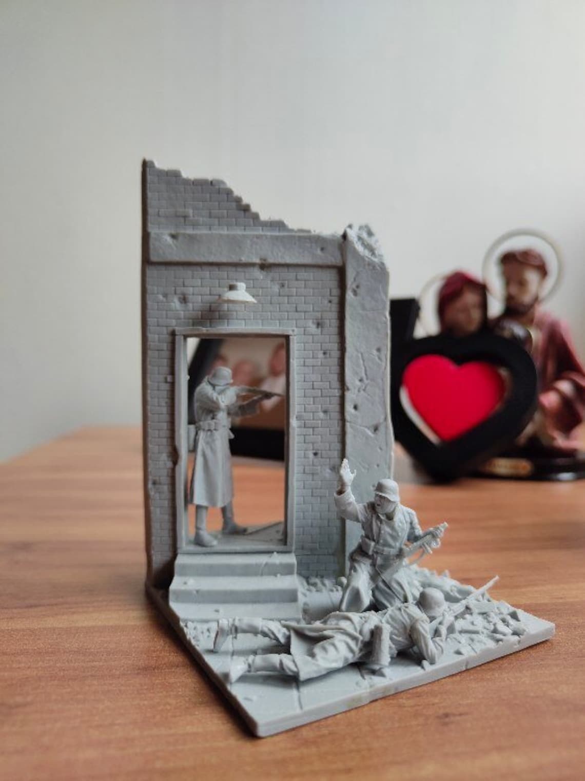 WWII Building Soldier Resin Set Historical Military Model - Etsy