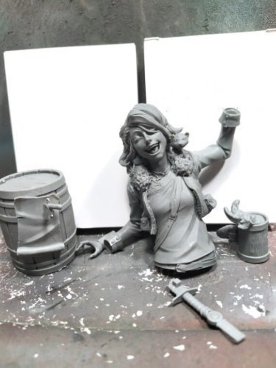 Ancient Party Female Resin Model Unpainted Self-assembled | Etsy