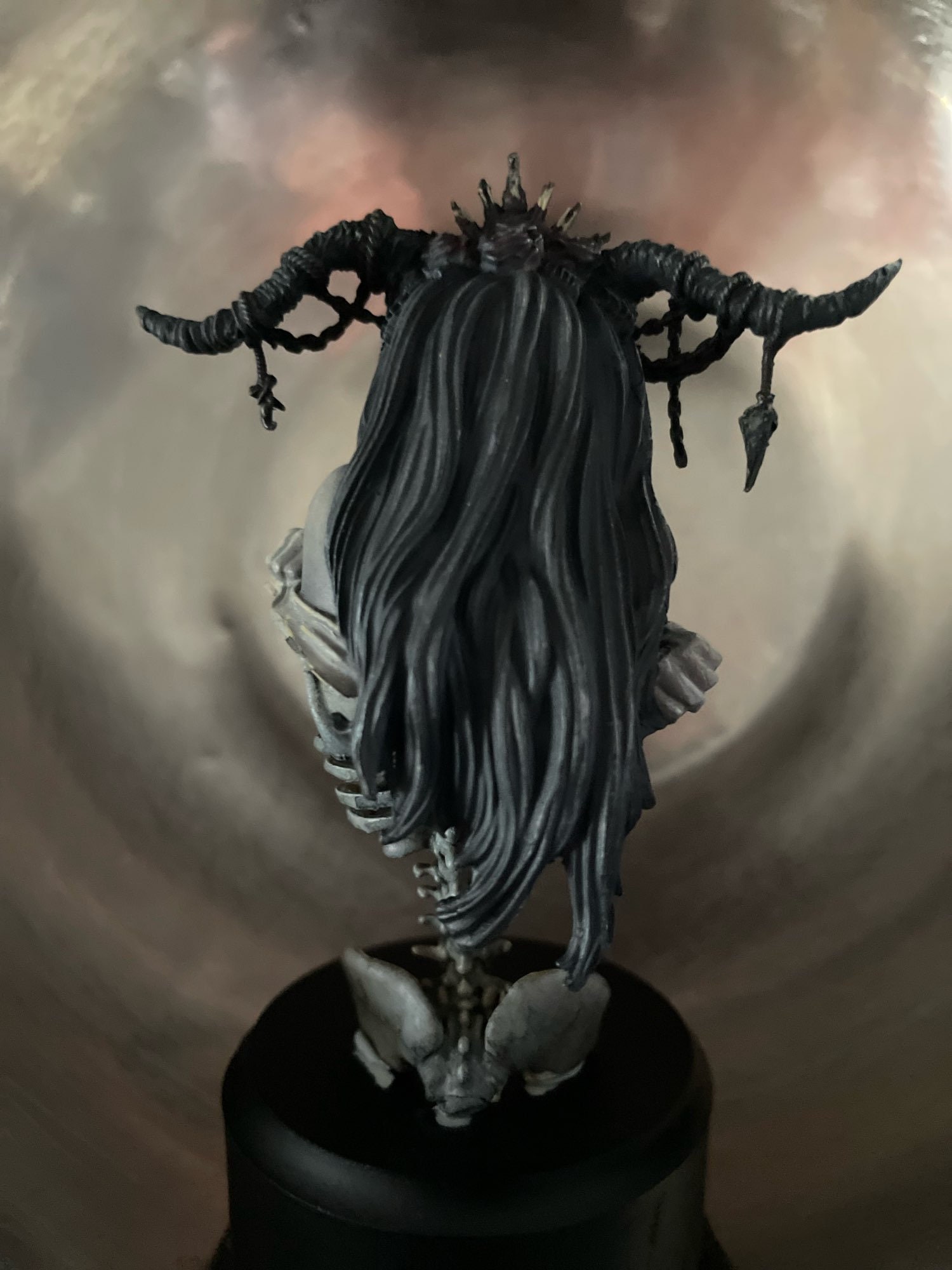 Dark Female Resin Bust Model Unpainted Miniature Adult Figure - Etsy