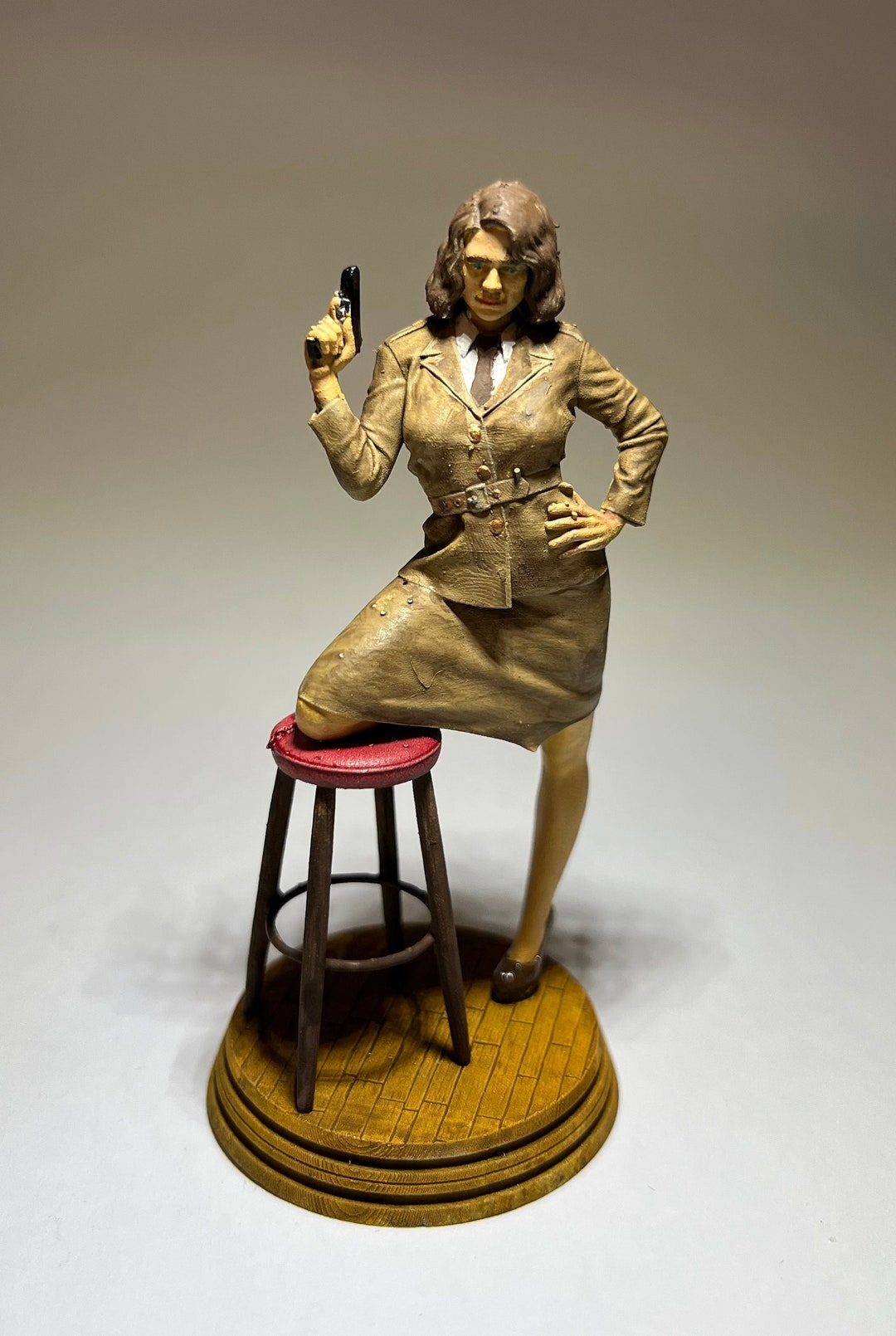 Agent Carter Resin Model Unpainted Adult Miniature Figure - Etsy