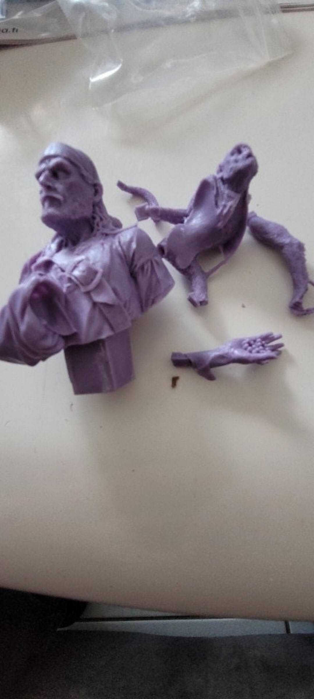 Caribbean Pirate Monkey Resin Bust Miniature Unpainted Adult Model ...