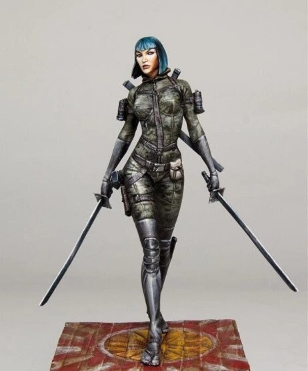 Female Warrior Swordswoman Fantasy Resin Kit Model Unpainted - Etsy