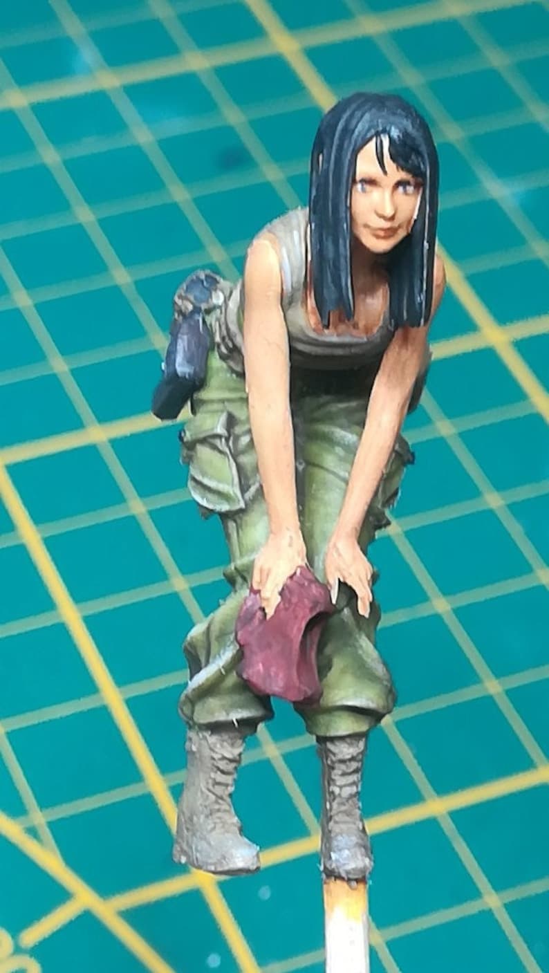 Bend Over Resin Soldier Girl Figure Unassembled Model Kit - Etsy