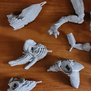 Assassinate Alien Scene Resin Kit Model Unpainted Miniature Figures ...