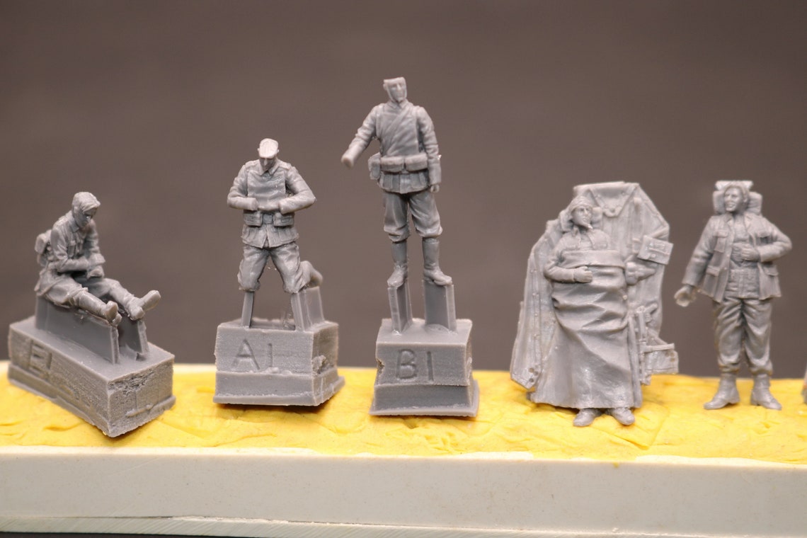 German Medics WWII Resin Soldiers Figure Models Kit - Etsy