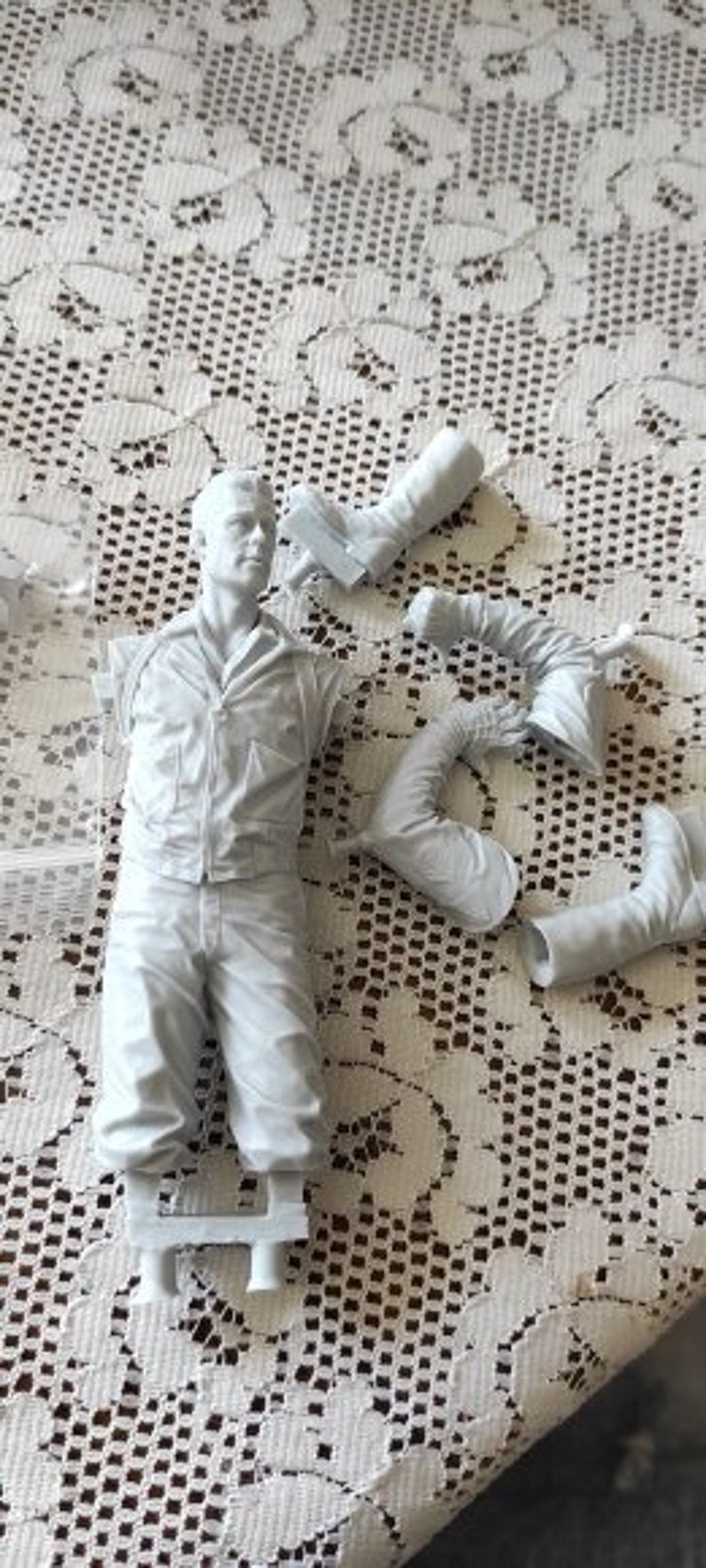 War Daddy Tank Soldier Battle Resin Kit Model Military Figures ...