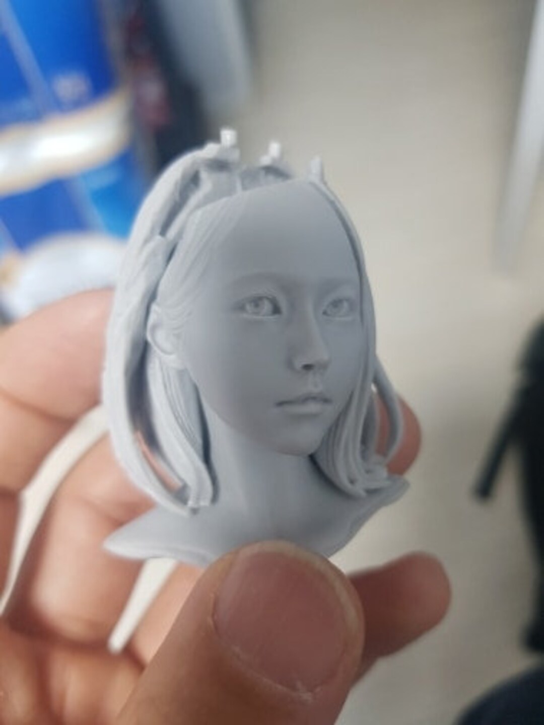 Female Robot Resin Model Unpainted Self-assembled Fantasy Adult Figure ...