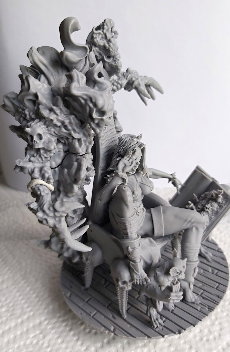 King Sexy Demon Resin Unassembled Unpainted Kit Female Figure - Etsy