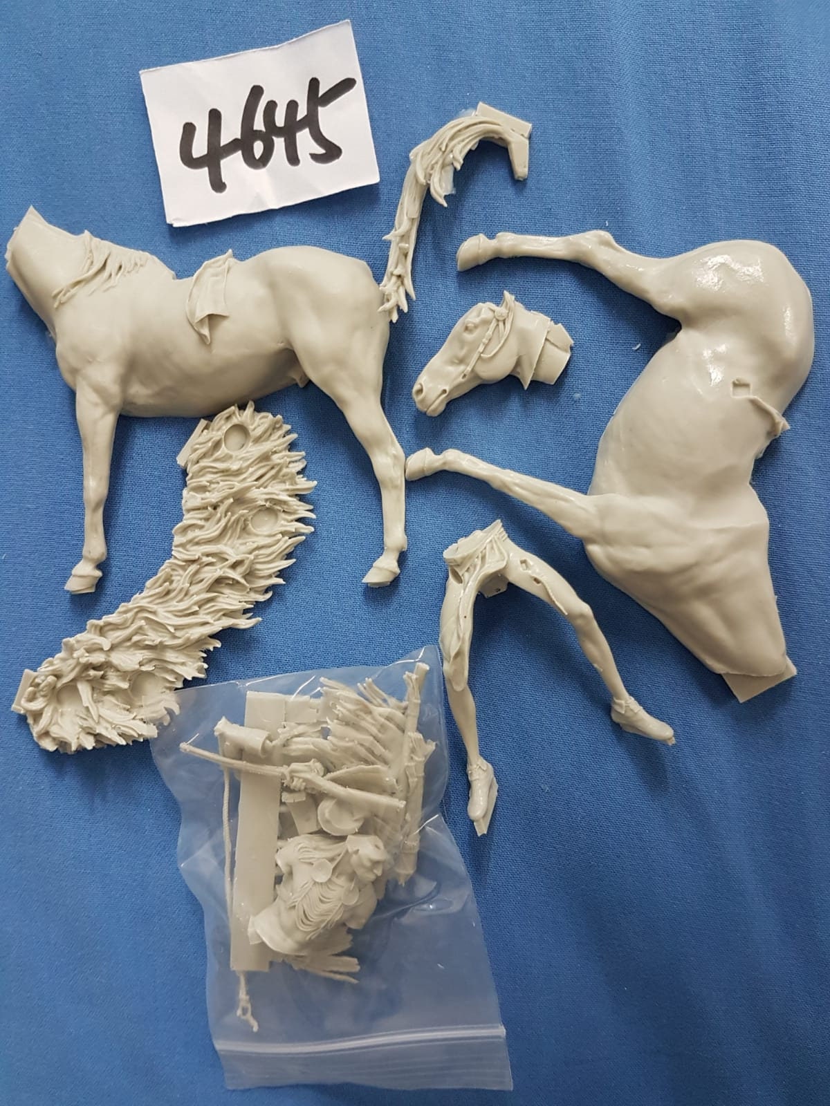 Indene Warrior Resin Model Kit Included Horse Scale 1-18 Not - Etsy