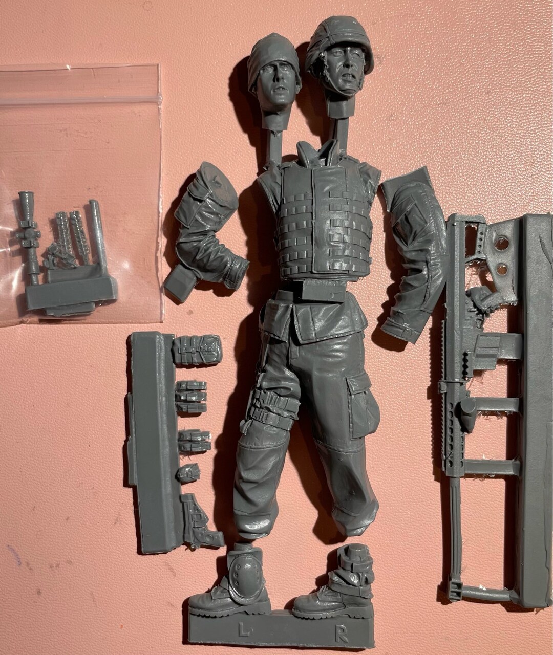 WWII Resin Machine Gunner Ancient Military Figure Model Kit - Etsy