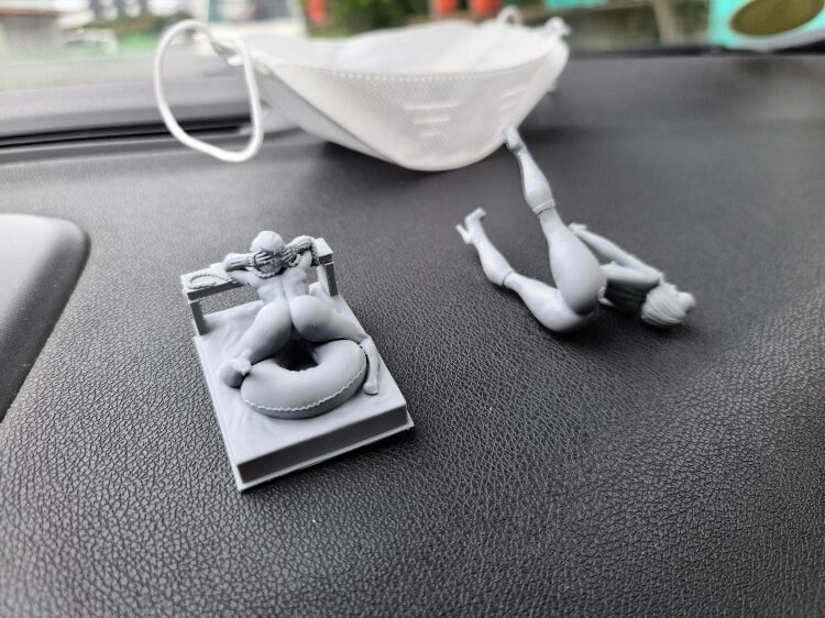 Sexy Position Female Resin Adult Model Kit Miniature Unpainted Figure ...