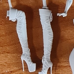 Female Shy Adult Resin Model Unpainted Miniature Kit Modern Sexy Figure ...