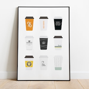 Victoria Coffee Print - Digital Download - Local Coffee Shops From ...