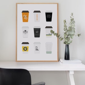 Victoria Coffee Print - Digital Download - Local Coffee Shops From ...