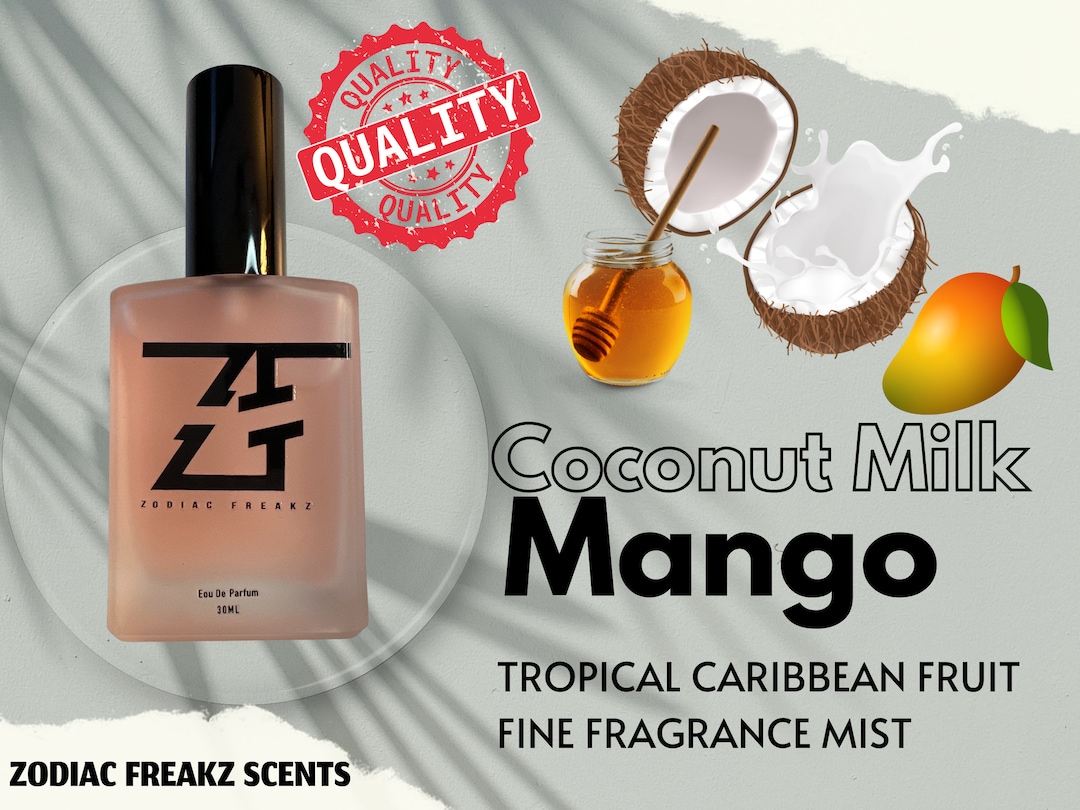 Coconut Milk + Mango-unisex Fragrance-coconut Oils-natural Perfume ...