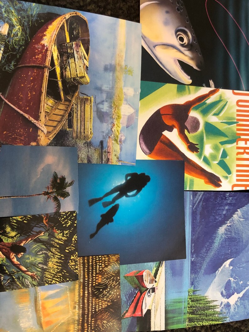 Assorted Mix of Random Magazine Paper Scraps for Junk Journaling, Photo ...