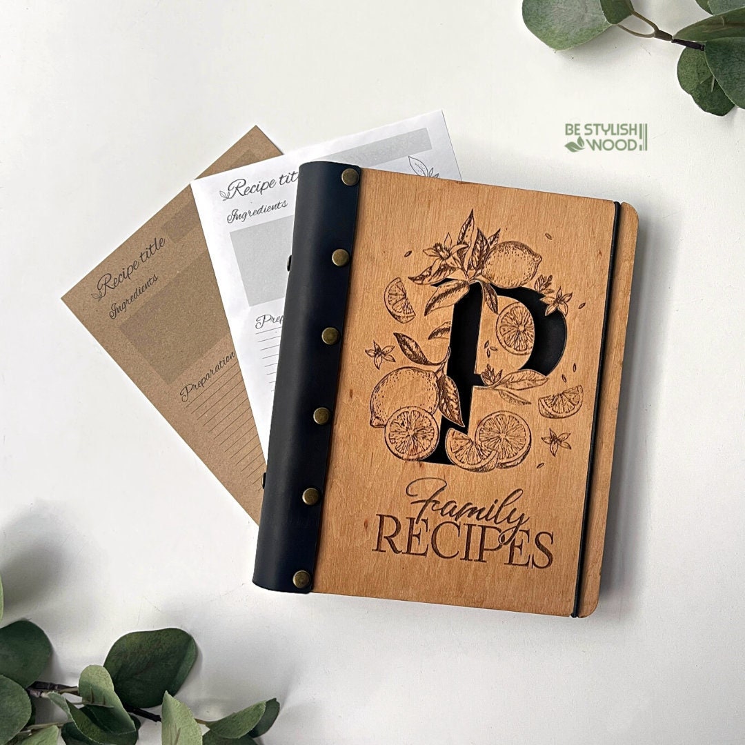 Gift for Her Mothers Day Personalized Recipe Book, Custom Recipes ...