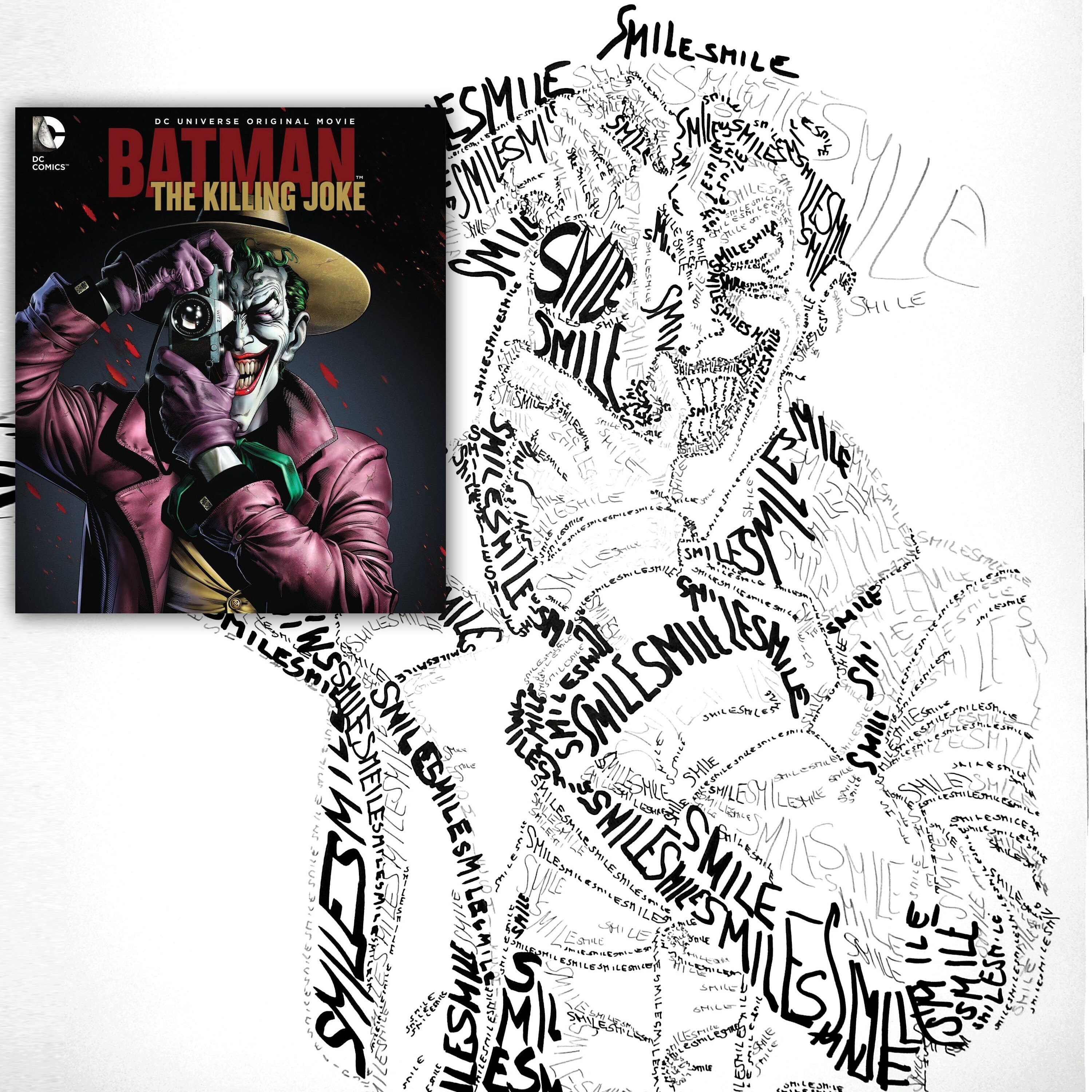 Custom Portrait Handwritten Word Art Calligram Portraits Fine - Etsy